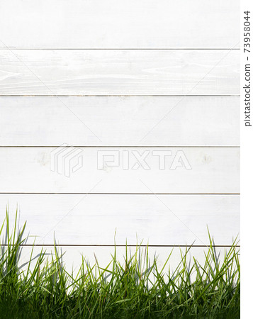 White fence and turf material-there are... - Stock Illustration ...