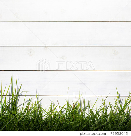 White fence and turf material-there are... - Stock Illustration ...