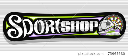 Vector banner for Sport Shop - Stock Illustration [73963680] - PIXTA