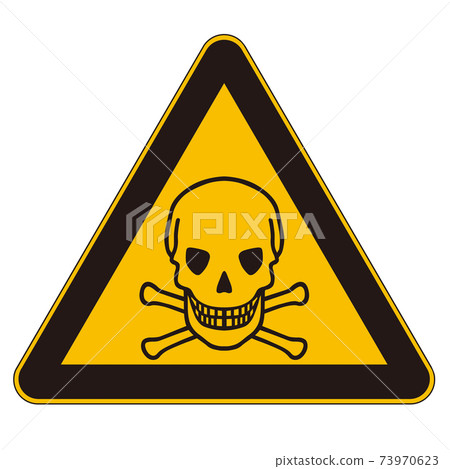 Poison caution mark - Stock Illustration [73970623] - PIXTA