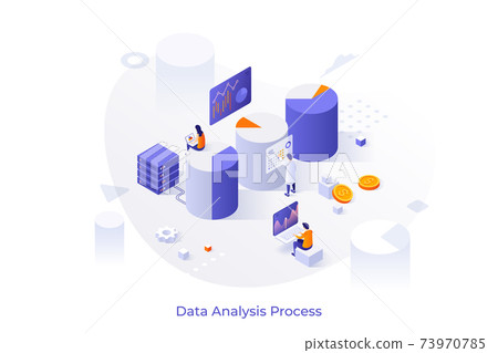 Vector Isometric Concept - Stock Illustration [73970785] - PIXTA
