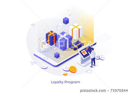 Vector Isometric Concept - Stock Illustration [73970844] - Pixta