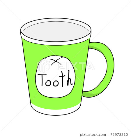 Mug with teeth - Stock Illustration [73978210] - PIXTA