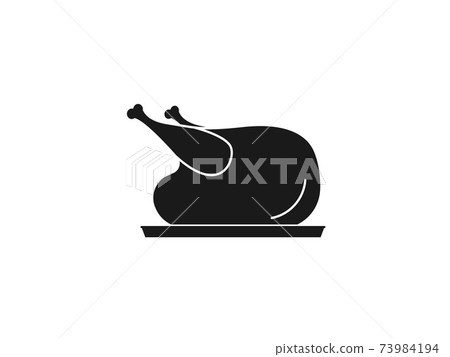 Turkey, dinner icon. Vector illustration, flat... - Stock Illustration ...