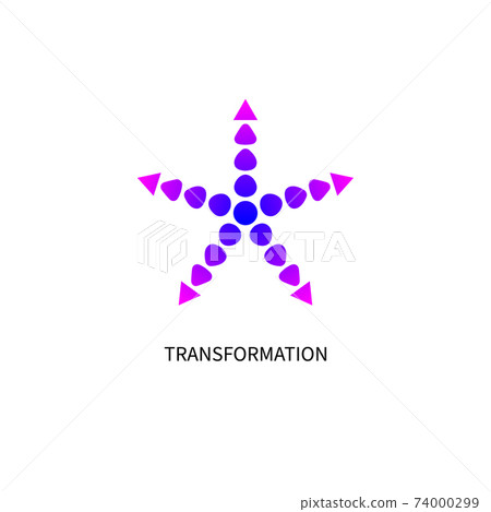Icon change, transformation, evolution,... - Stock Illustration ...