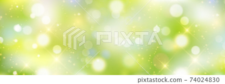 Fresh green light sky background - Stock Illustration [74024830] - PIXTA