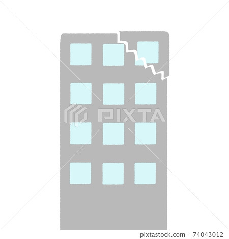 Simple building collapsed - Stock Illustration [74043012] - PIXTA