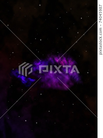 Distant flickering star array and cold cosmic... - Stock Illustration ...