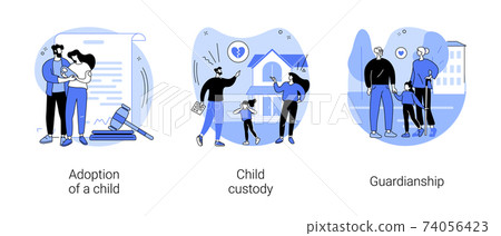 Parenting abstract concept vector illustrations. - Stock Illustration ...