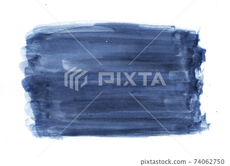 Navy blue watercolor brush marks, background... - Stock Illustration ...