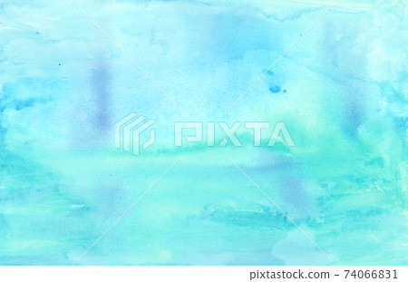 Light blue hand drawn watercolor background - Stock Illustration ...