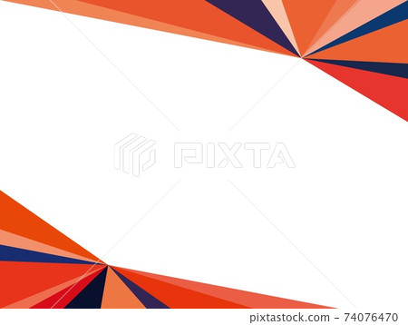 Geometric pattern frame triangle - Stock Illustration [74076470] - PIXTA