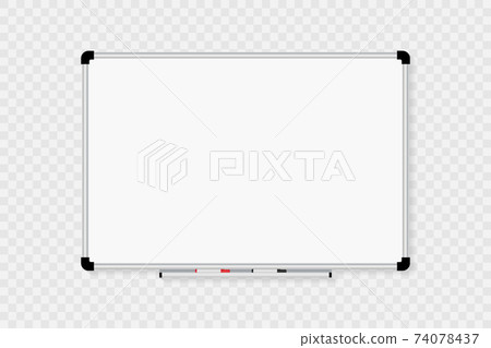 Whiteboard isolated on transparent background - Stock Illustration ...