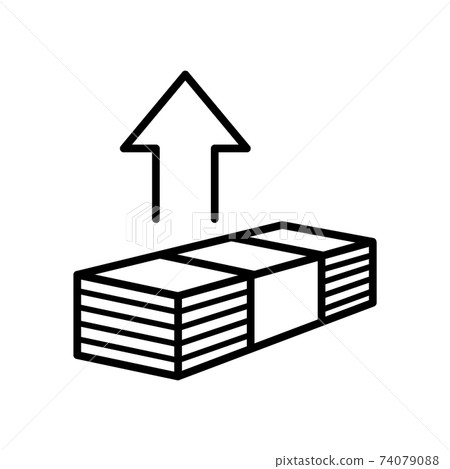 Sales up icon material - Stock Illustration [74079088] - PIXTA