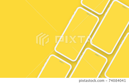 Realistic Mobile Phone Neomorphism Template... - Stock Illustration ...