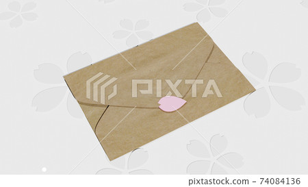 Sakura letter template material - Stock Illustration [74084136] - PIXTA