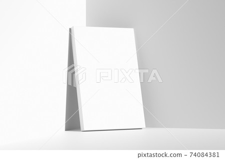 Rectangular poster on floor in corner diagonal... - Stock Illustration ...