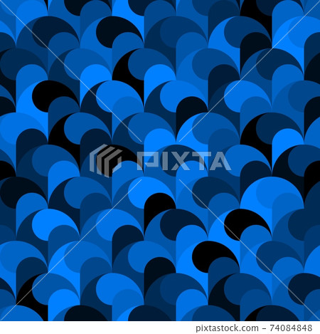 Abstract azure blue seamless pattern color... - Stock Illustration ...