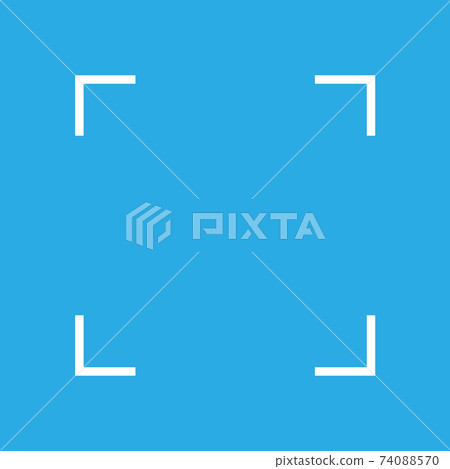Camera frame icon. Vector illustration, flat... - Stock Illustration ...