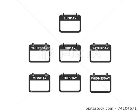Days of the week icon. Vector illustration,... - Stock Illustration ...