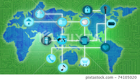 Image of the world and it technology - Stock Illustration [74105020 ...