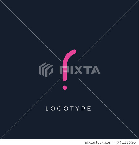 Minimalist letter r with dots, awesome... - Stock Illustration ...