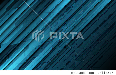 Abstract blue technology cyber circuit line... - Stock Illustration ...