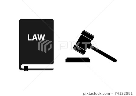 Law icon symbol simple design - Stock Illustration [74122891] - PIXTA