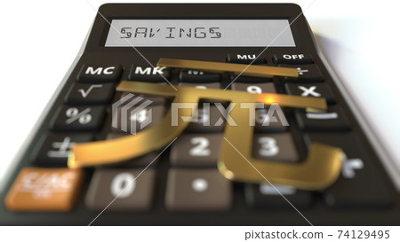 Renminbi money symbol on the keys and SAVINGS... - Stock Illustration ...