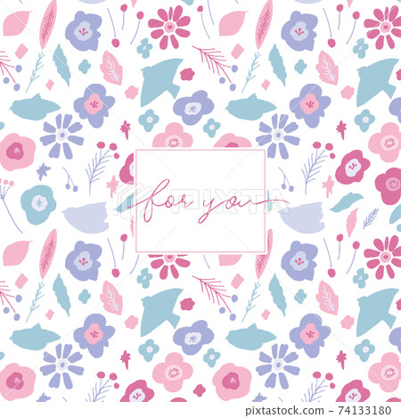 Scandinavian pattern background message card - Stock Illustration ...