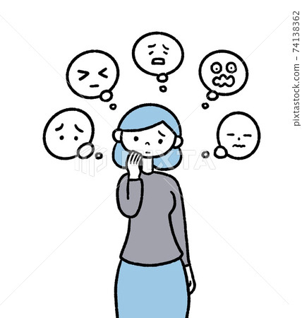 Delicate person HPS person illustration - Stock Illustration [74138362 ...