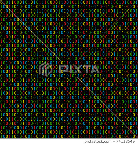 Binary code seamless pattern - Stock Illustration [74138549] - PIXTA