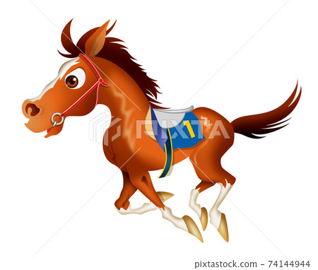Horse Racing Character-04 - Stock Illustration [74144944] - PIXTA