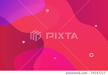 Flat design abstract gradient vector background - Stock Illustration ...