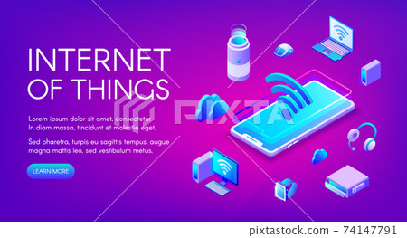 Internet or things technology vector illustration - Stock Illustration ...