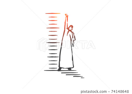 Personal development and motivation concept... - Stock Illustration ...