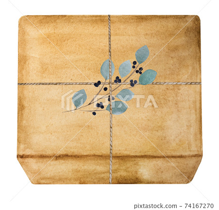 Beautiful drawing of boxes with gifts. Close-up - Stock Illustration ...