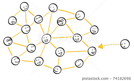 Network and new subscription by stickman... - Stock Illustration ...
