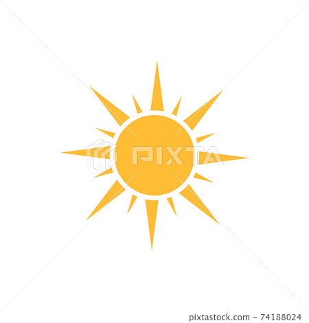 Sun icon vector for your web design, logo, UI....-插圖素材 [74188024] - PIXTA圖庫