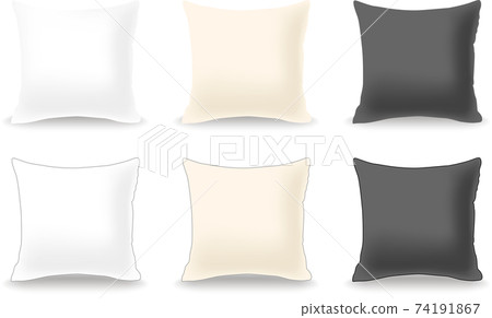 Illustration of a square cushion - Stock Illustration [74191867] - PIXTA
