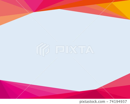 Geometric pattern frame triangle - Stock Illustration [74194937] - PIXTA