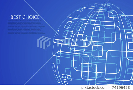 Vector modern techology concept background. - Stock Illustration ...