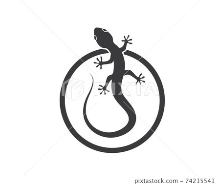 Gecko logo vector icon illustration - Stock Illustration [74215541] - PIXTA