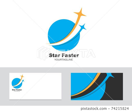logo,icon company card fast star vector... - Stock Illustration ...