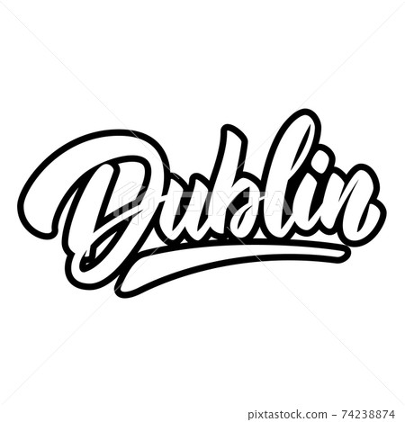 Dublin (capital of republic of Ireland).... - Stock Illustration ...
