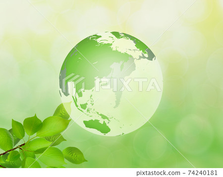 Fresh green (Ecology image) - Stock Illustration [74240181] - PIXTA