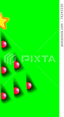 Pretty Christmas tree made of speck, deepening... - Stock Illustration ...