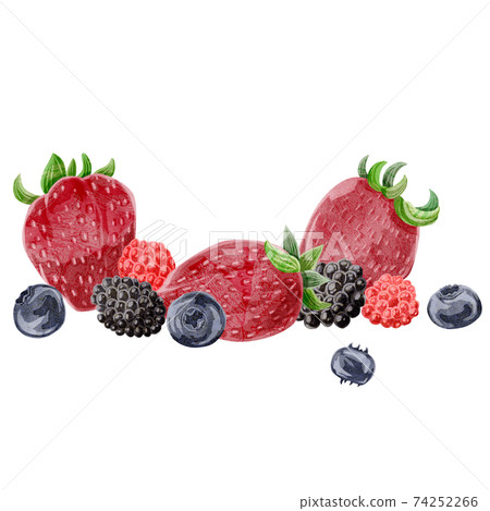 Hand-painted watercolor style illustration of... - Stock Illustration ...