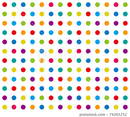 Colorful dot pattern - Stock Illustration [74265252] - PIXTA