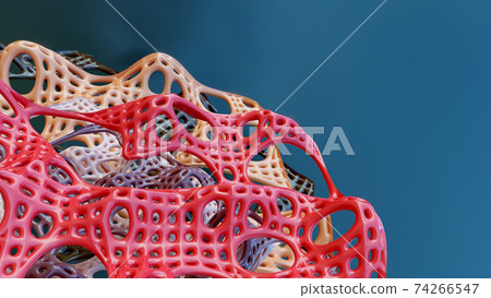 organic mesh melted plastic grid techno layers... - Stock Illustration ...